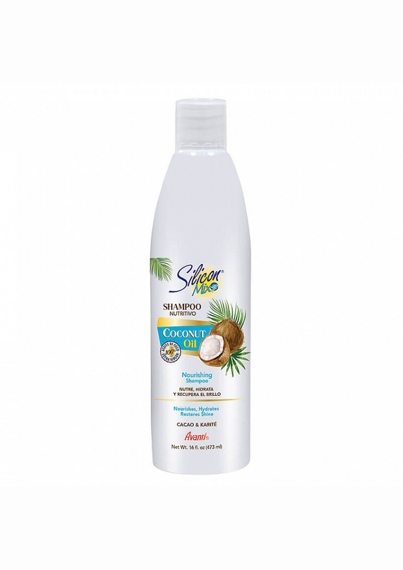 SHAMPOO SILICON MIX COCONUT OIL 16oz – Beauty Express